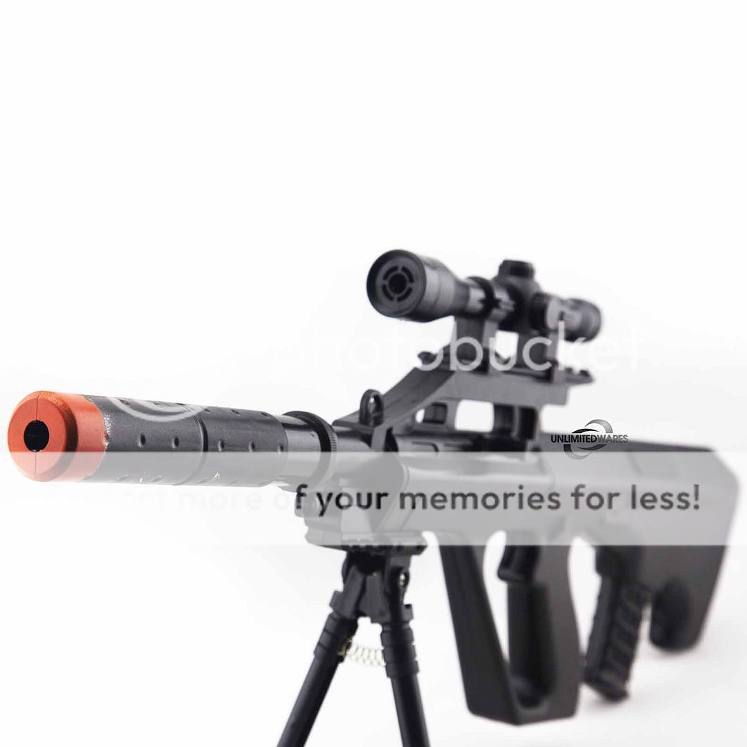 NEW STEYR AUG BULLPUP RIFLE SPRING AIRSOFT GUN w/ BB Famas Sniper ...