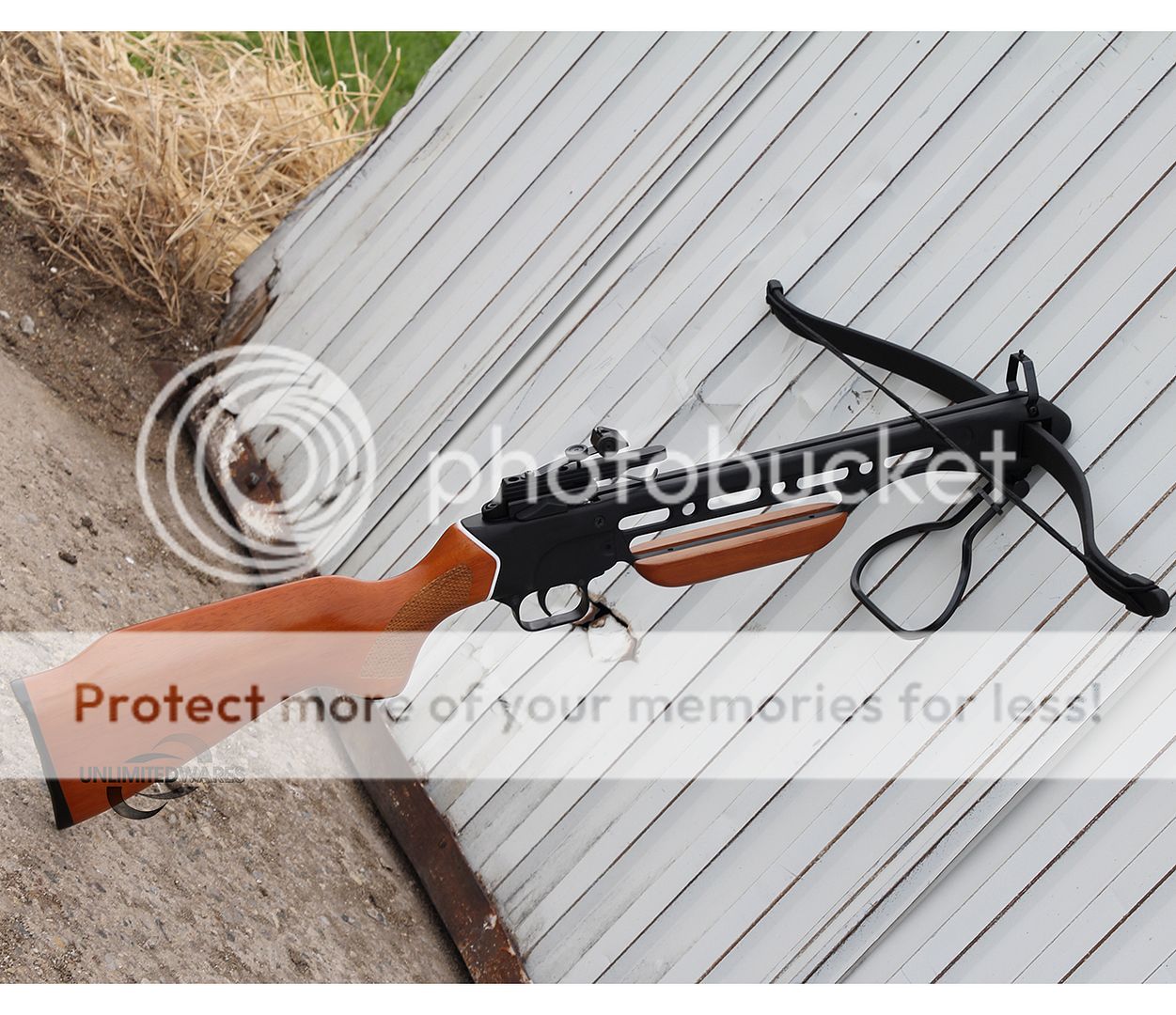 NEW 150 LB ARCHERY HUNTING 210 FPS WOOD BOW Gun CROSSBOW w/ ARROWS ...