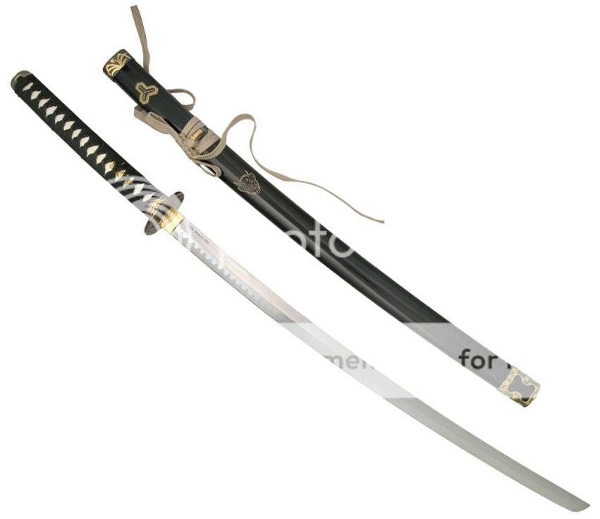 NEW 41.5" HATTORI HANZO KILL BILL STAINLESS STEEL BILL'S SWORD w/ STAND ...